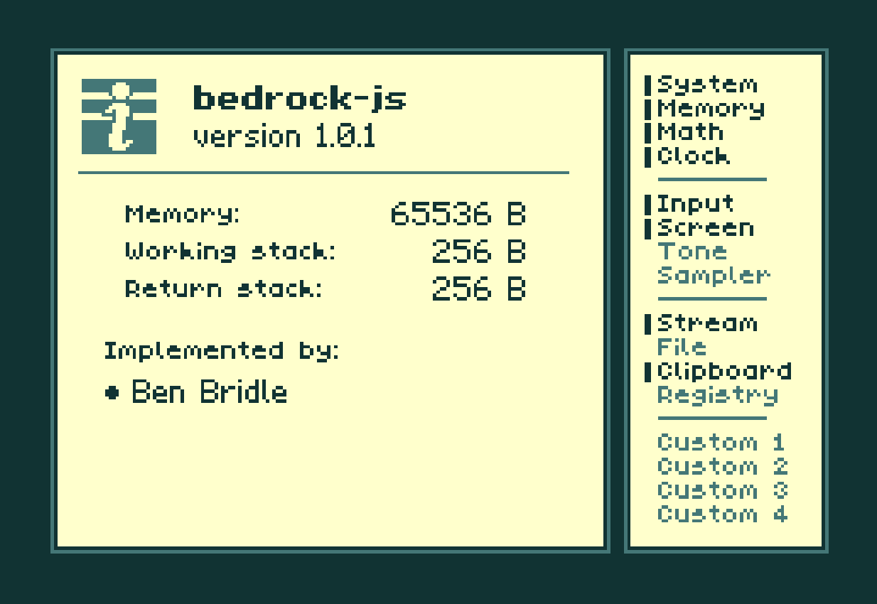 Bedrock — benbridle.com